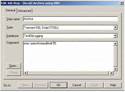 Audit Trail Archiving